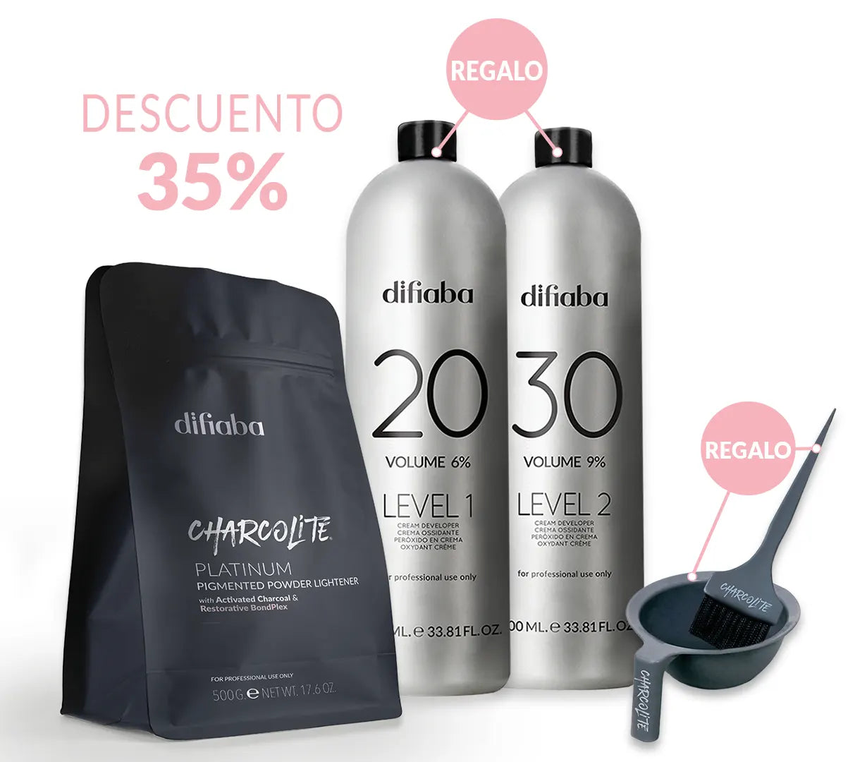 KIT DE PRUEBA 1 CHARCOLITE POWDER – Difiaba Professional